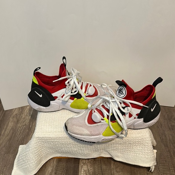 Nike | Shoes | Nike Red And Yellow Sneakers Chunky Sole | Poshmark